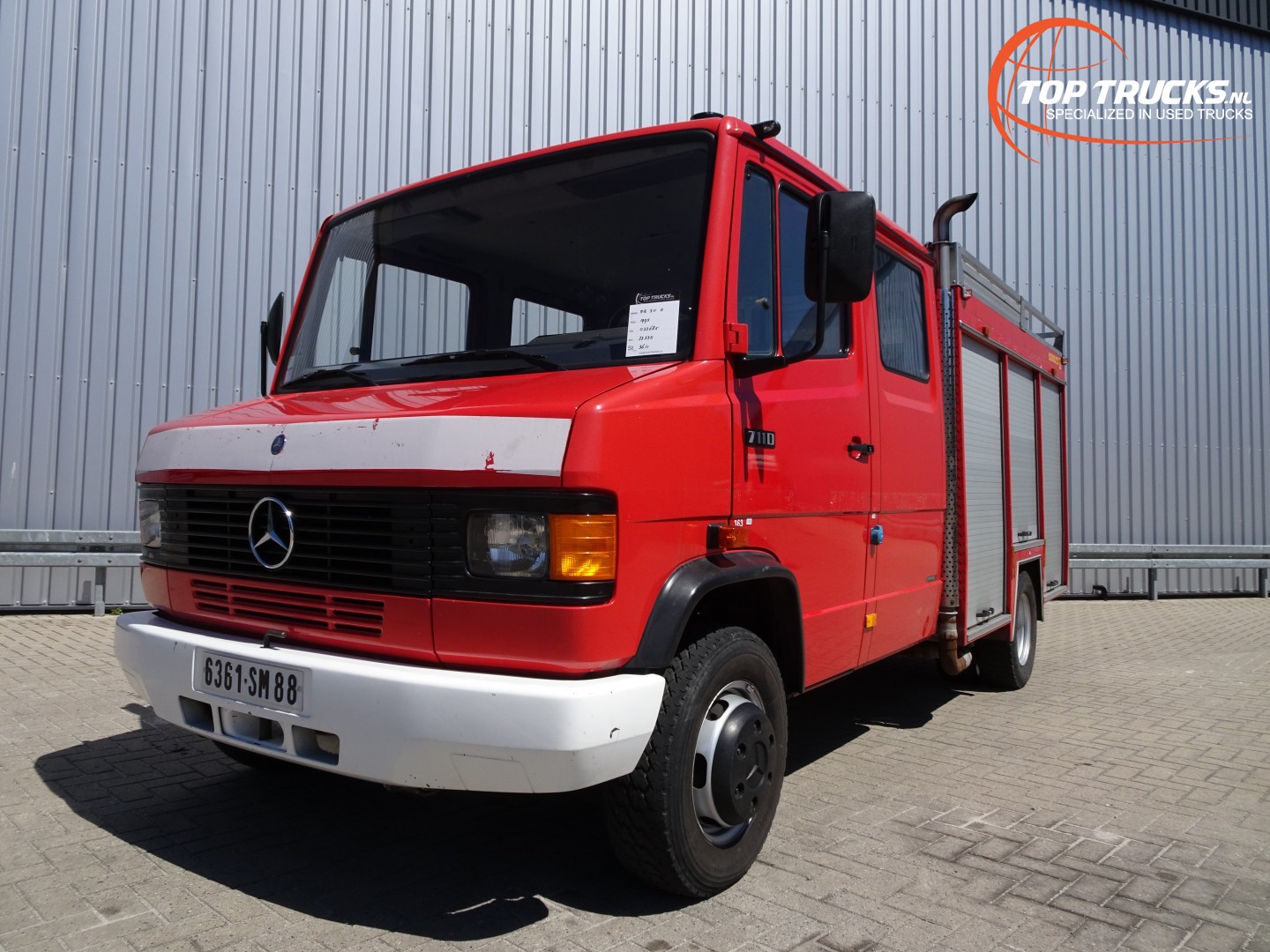 Mercedes-Benz 711D feuerwehr - fire brigade - brandweer, Pomp ...