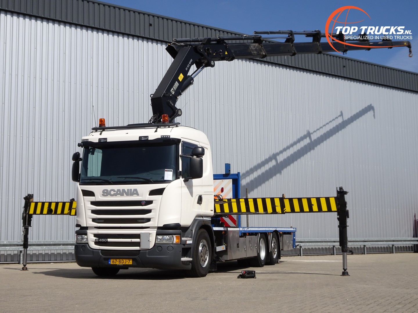 Scania G450 crane truck - Top Trucks